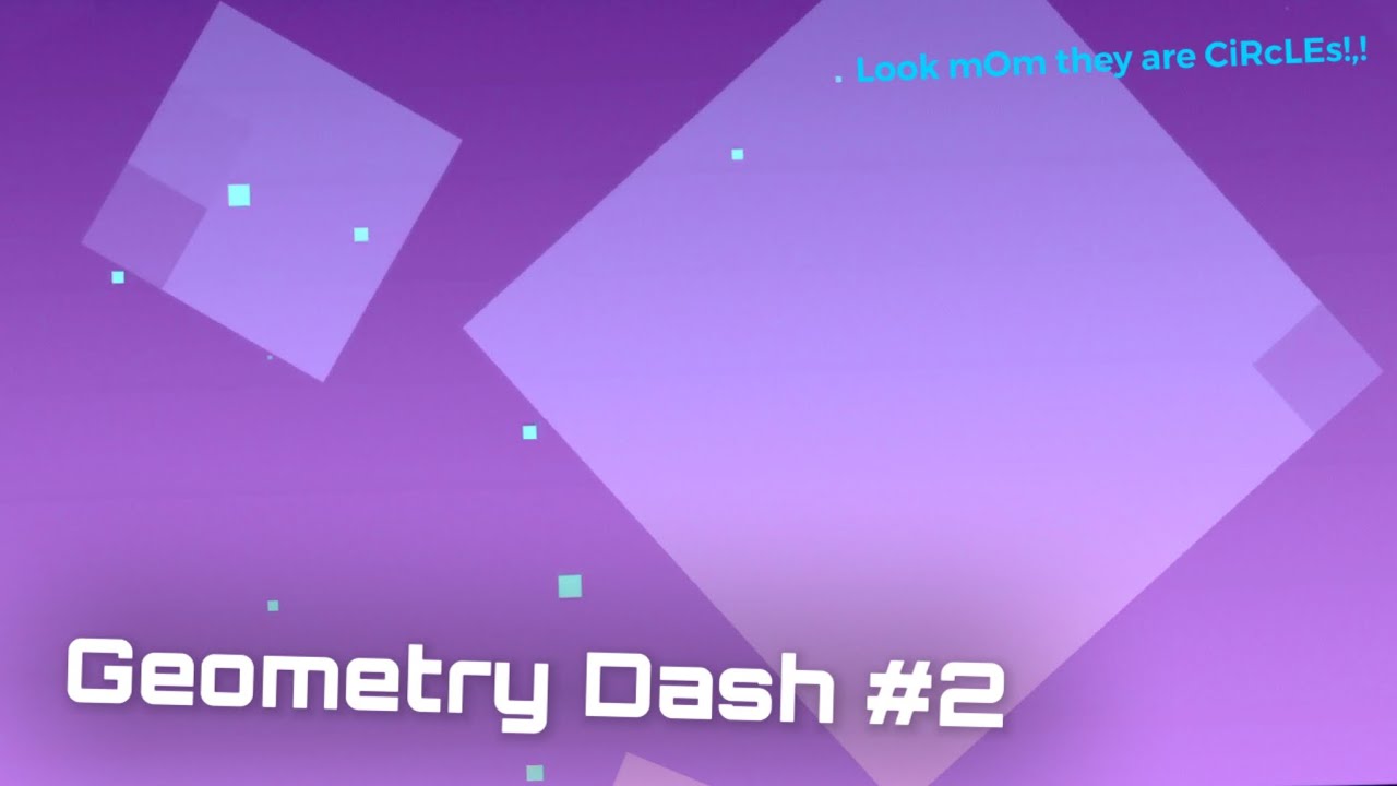 Floating cubes background effect (easy)! Geometry Dash #2 - YouTube