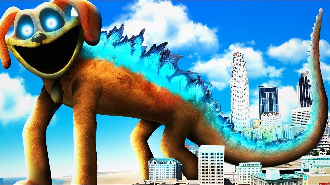 GODZILLA y DOGDAY se UNEN en GTA 5 (Mods) - YouTube