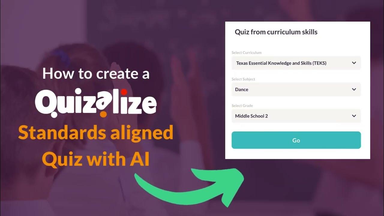 How to create Texas standards aligned quiz on Quizalize! - YouTube