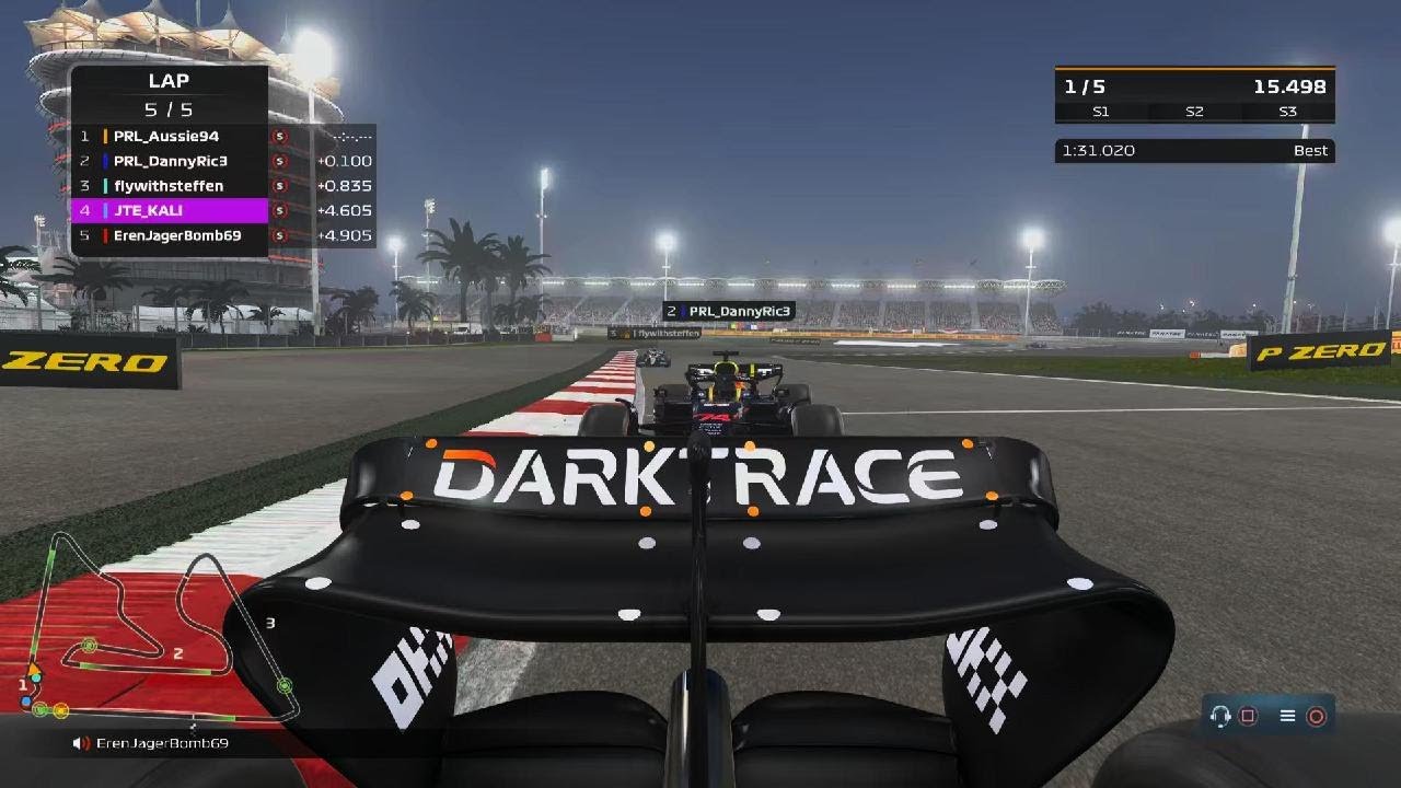 F1 22 photo finish with Danny Ric - YouTube