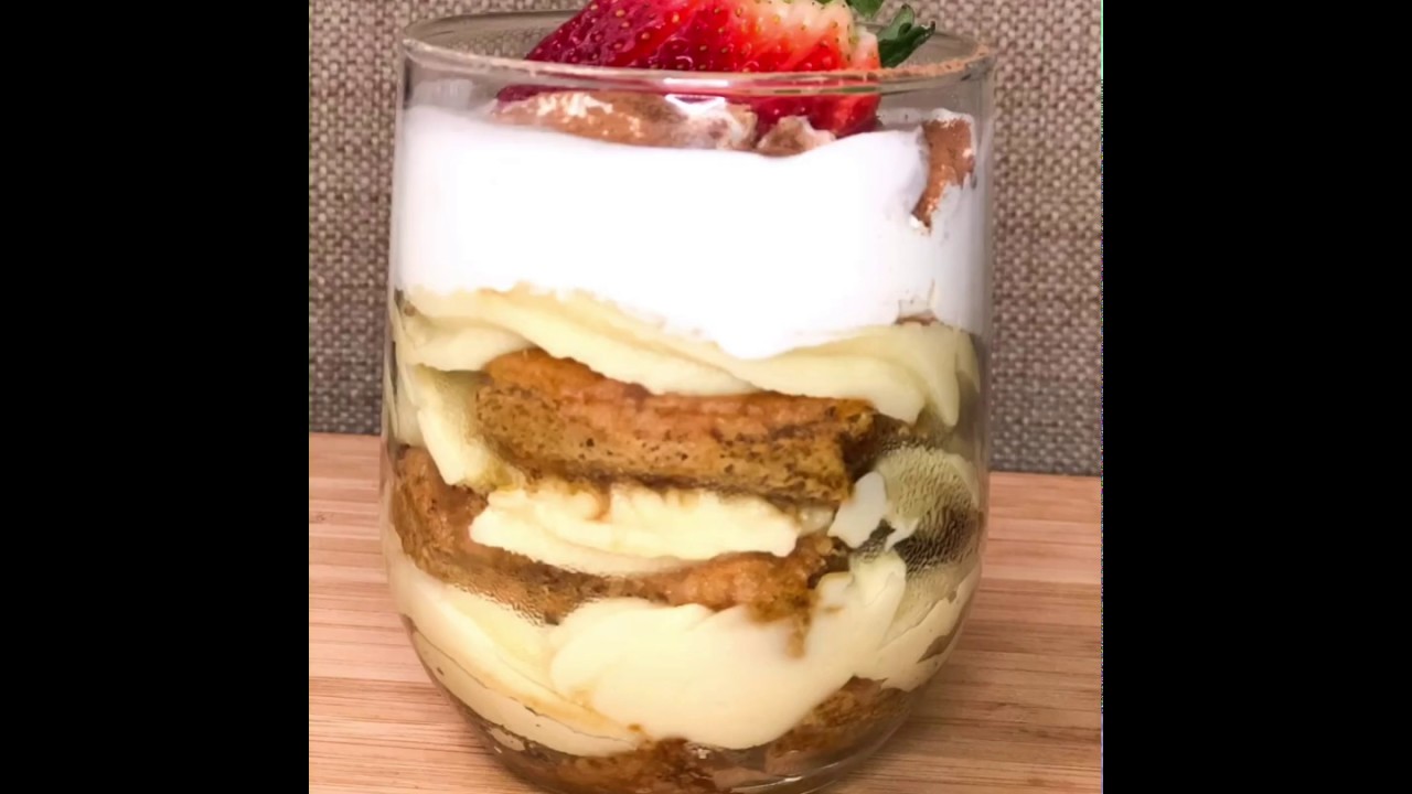 Lady finger trifle - YouTube