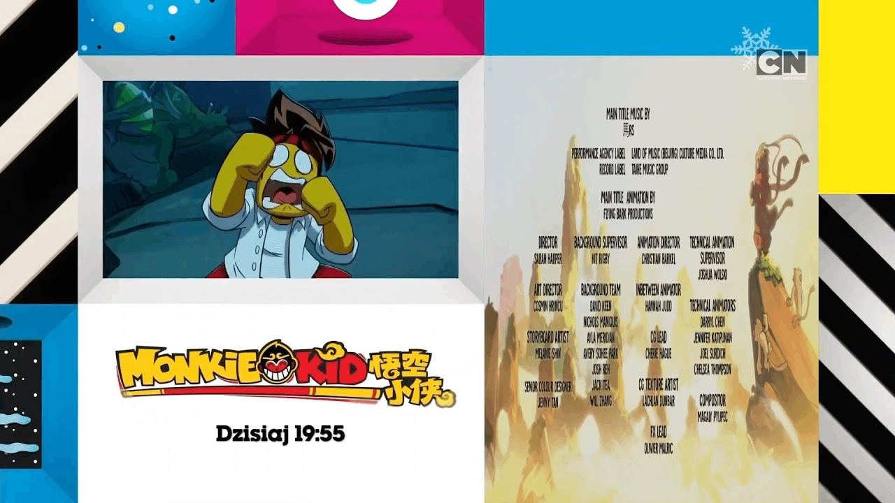 Cartoon Network Poland - Monkie Kid - Rerun ECP (Season 2, January 2023 ...