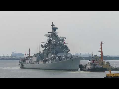 Indian Navy INS Rana (D52) Rajput class Guided Missile Destroyer Manila ...