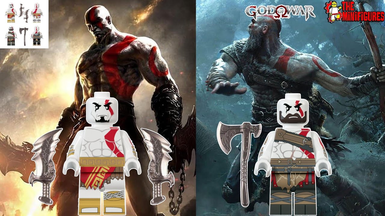 Lego God Of War Game Kratos Minifigures Compatible Lego Review by EV03 ...