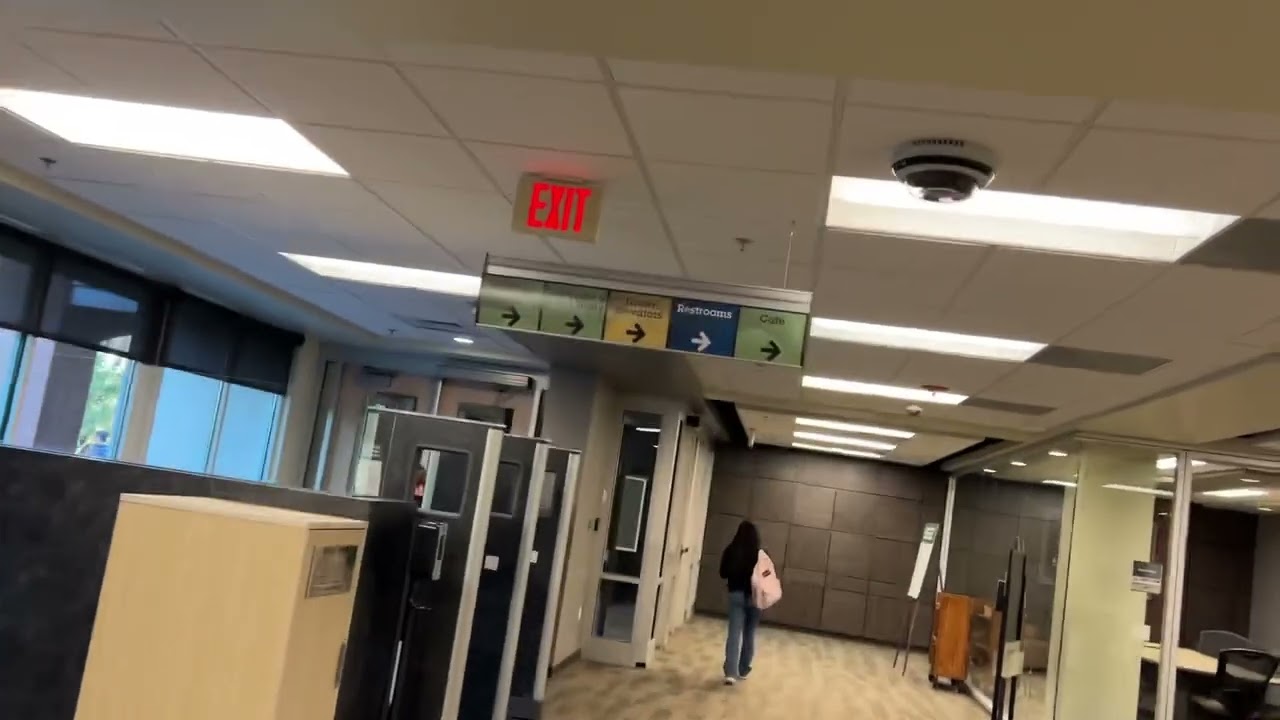 Fire alarm at J. Murrey Atkins Library. University of North Carolina at ...