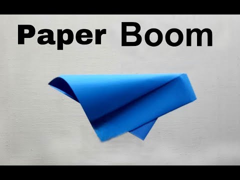 How To Make an Easy Paper Boom - Origami - YouTube