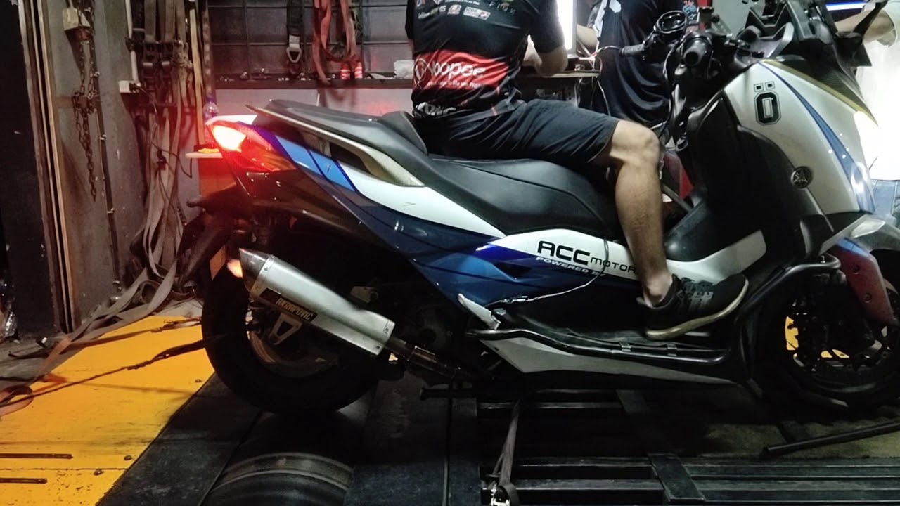 Dyno mesin xmax 350 cc - YouTube