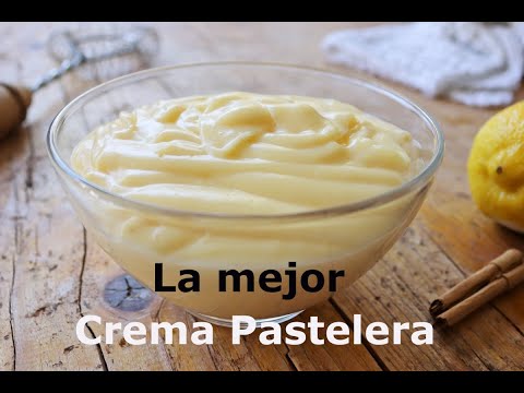La mejor Crema Pastelera, receta fácil, rápida y barata. 🥣