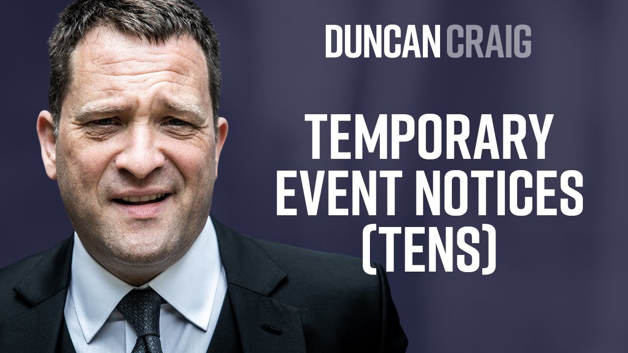 How To Apply For Temporary Event Notices (TENs) - YouTube