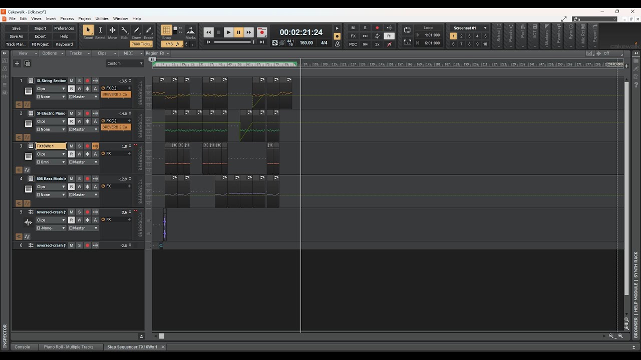 first beat on a real DAW - YouTube
