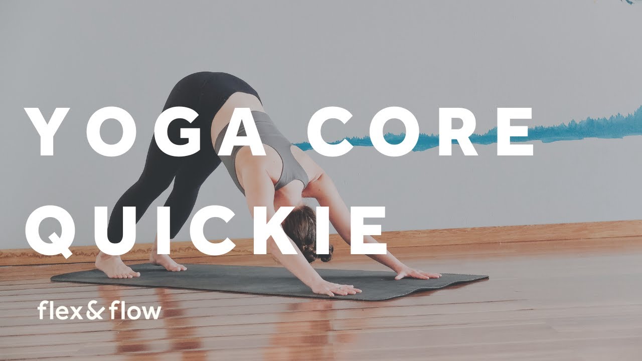 Flex & Flow Yoga Core Quickie with Ruby -15 Minutes - YouTube