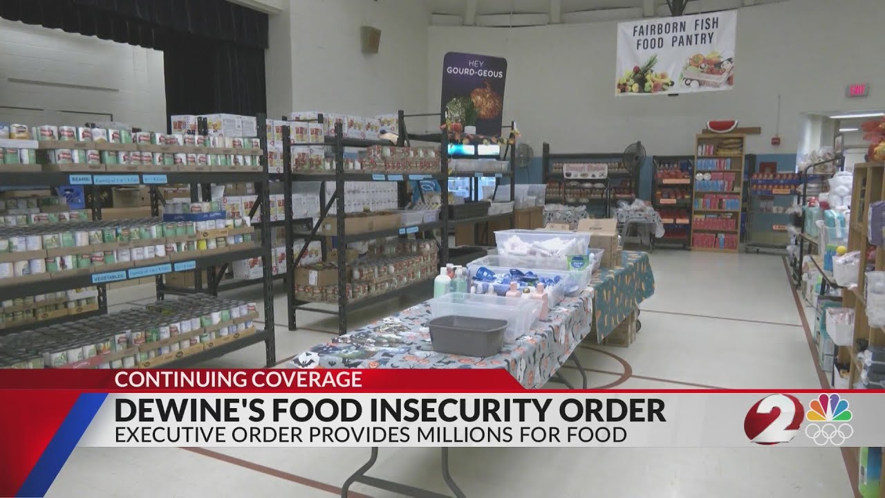Executive order provides millions for food - YouTube