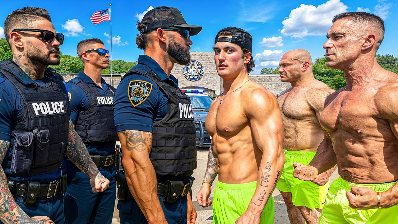 Cops vs. Bodybuilders - (Who's Stronger?) - YouTube