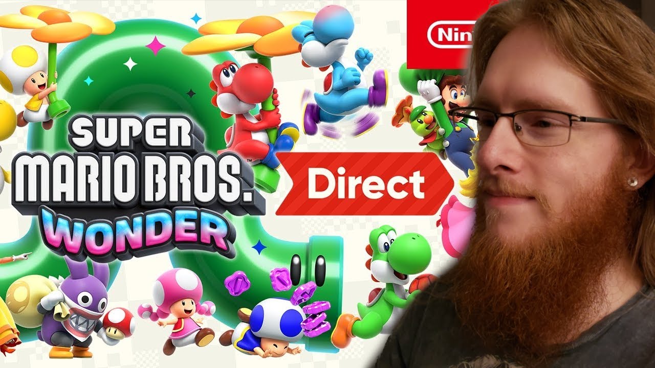 This Trippy Game Looks Fun - Mario Wonder Direct Reaction & Thoughts ...