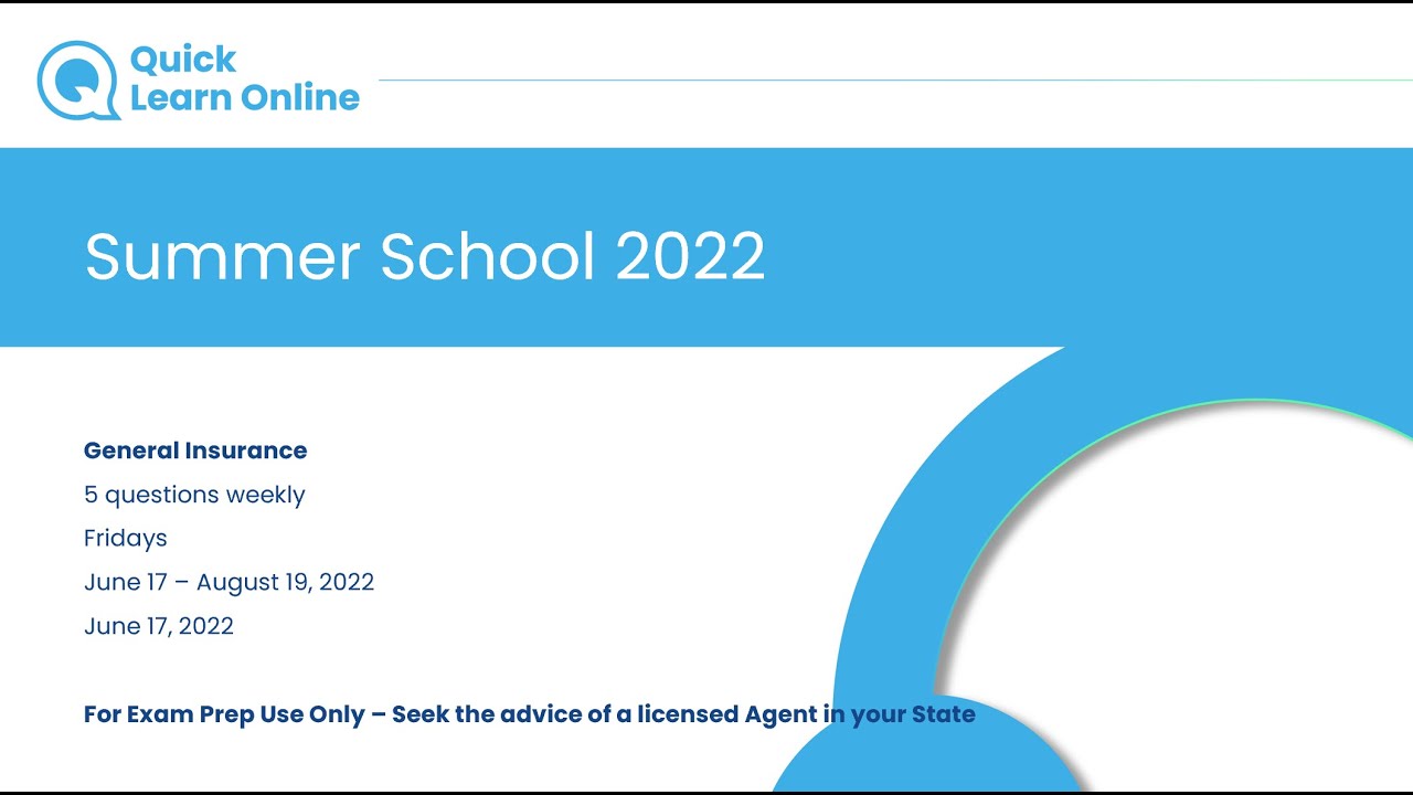 Summer School Week 1 - YouTube