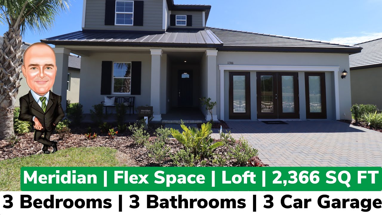 Meridian floor plan by Lennar Active Adult - Angeline Land O Lakes FL ...