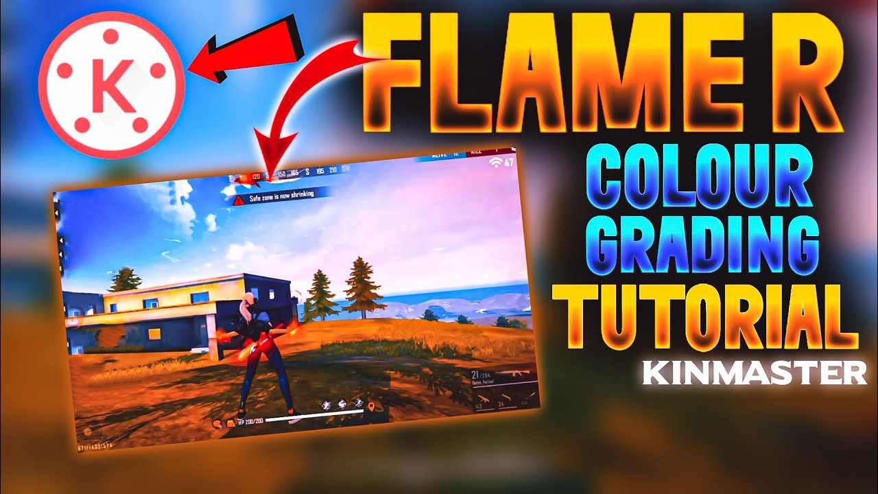 FLAME R Colour Grading Tutorial in ( Kinemaster)⚡ || How to edit like ...
