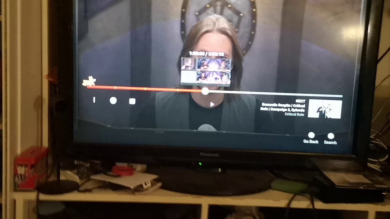 Cartoon Dog runs across the Youtube timeline and Matthew Mercer's face ...