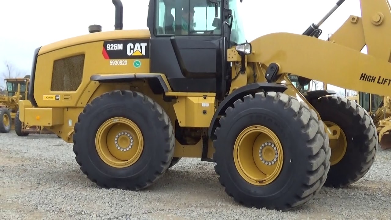 2017 CAT 926M Wheel Loader SN LTE04350 - YouTube