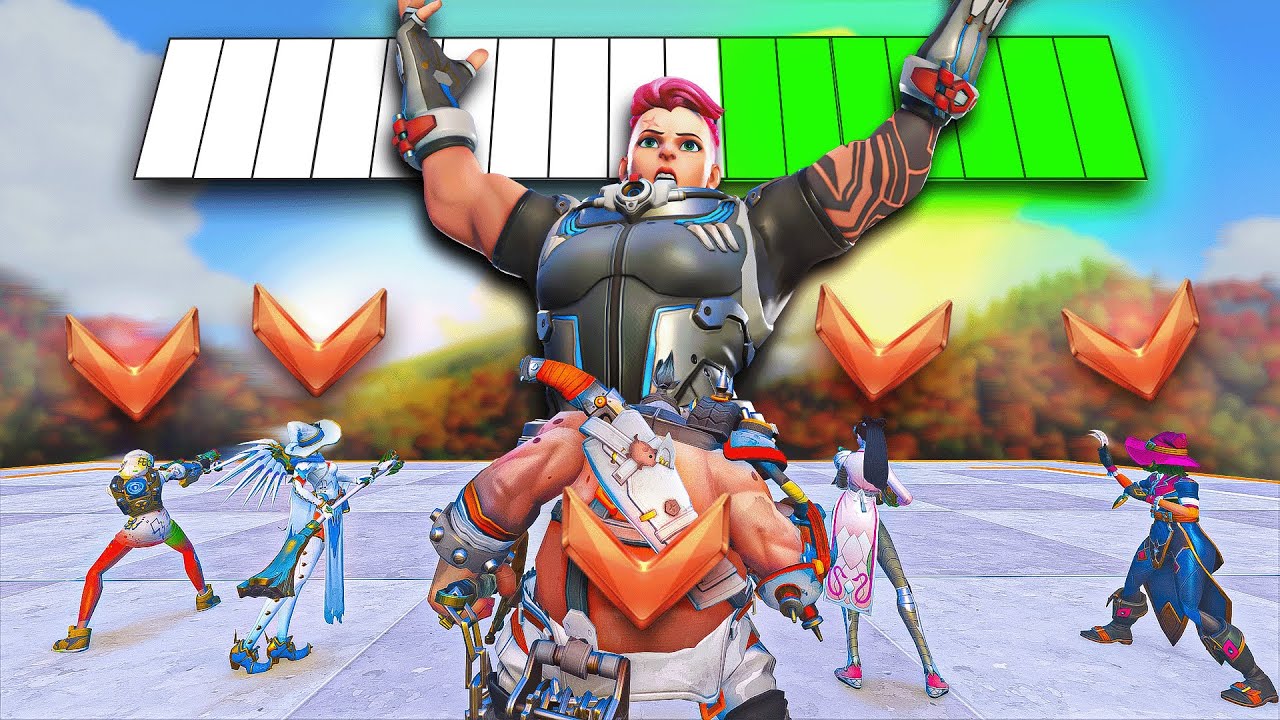 THE TOP OVERWATCH STREAMER INVITED ME TO 1V5 BRONZE PLAYERS Ft. Jay3 ...