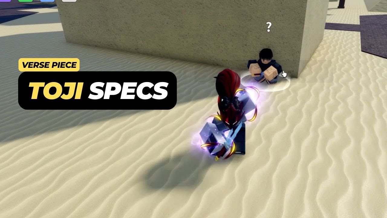 How to Get Toji Specs in Roblox Verse Piece - YouTube