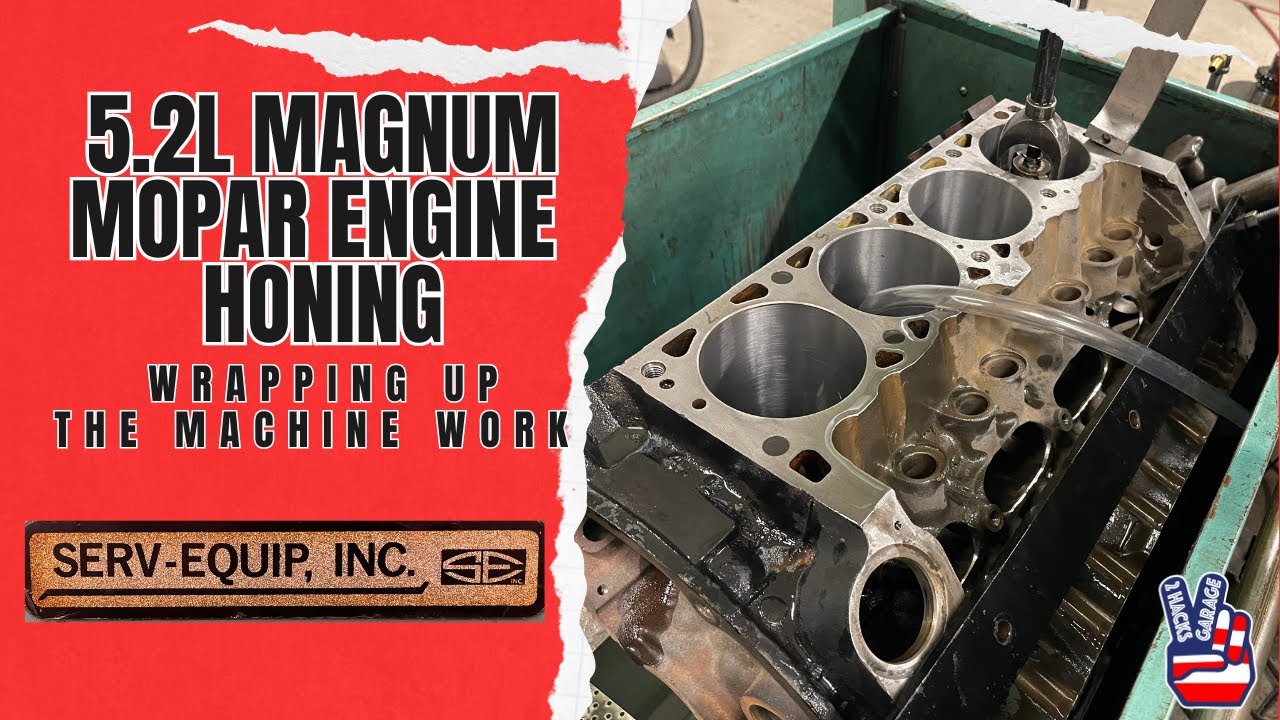 5.2L Magnum Mopar Engine Honing - Wrapping Up the Machine Work #engine ...