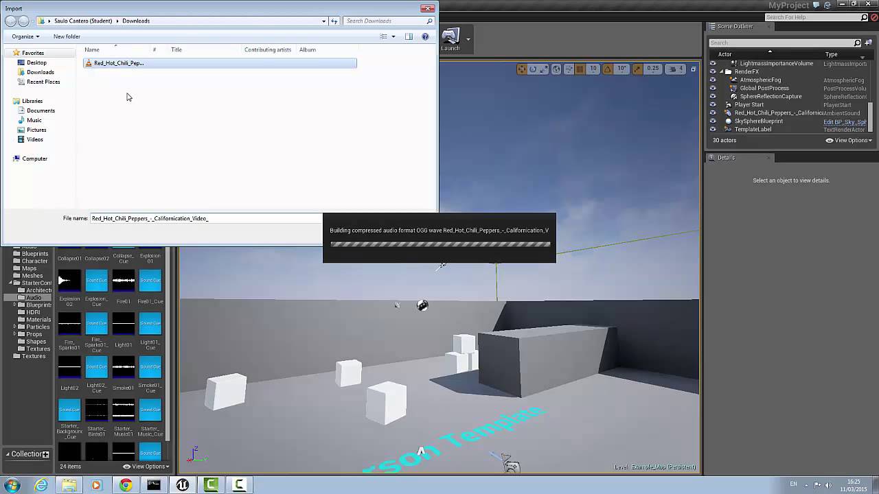 UE4 Tutorial - How to import background music - YouTube