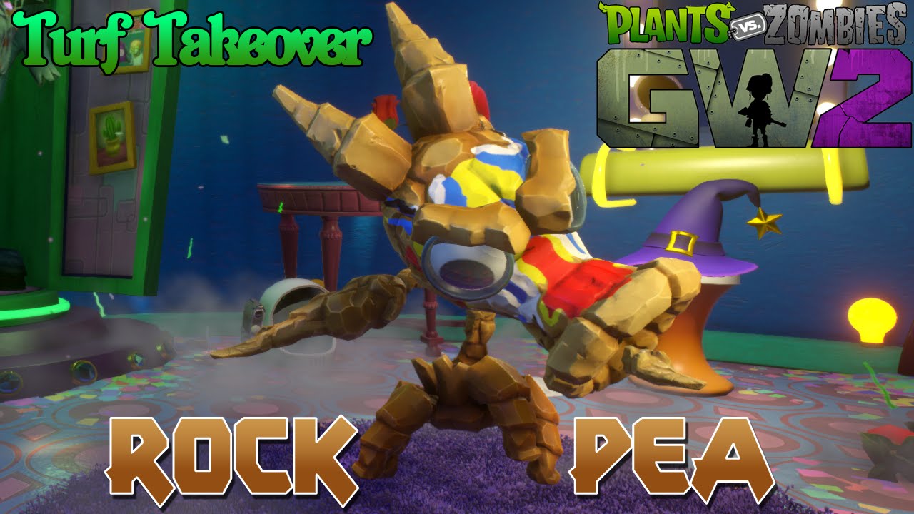 Plants vs. Zombies Garden Warfare 2 - Turf Takeover with Rock Pea - YouTube