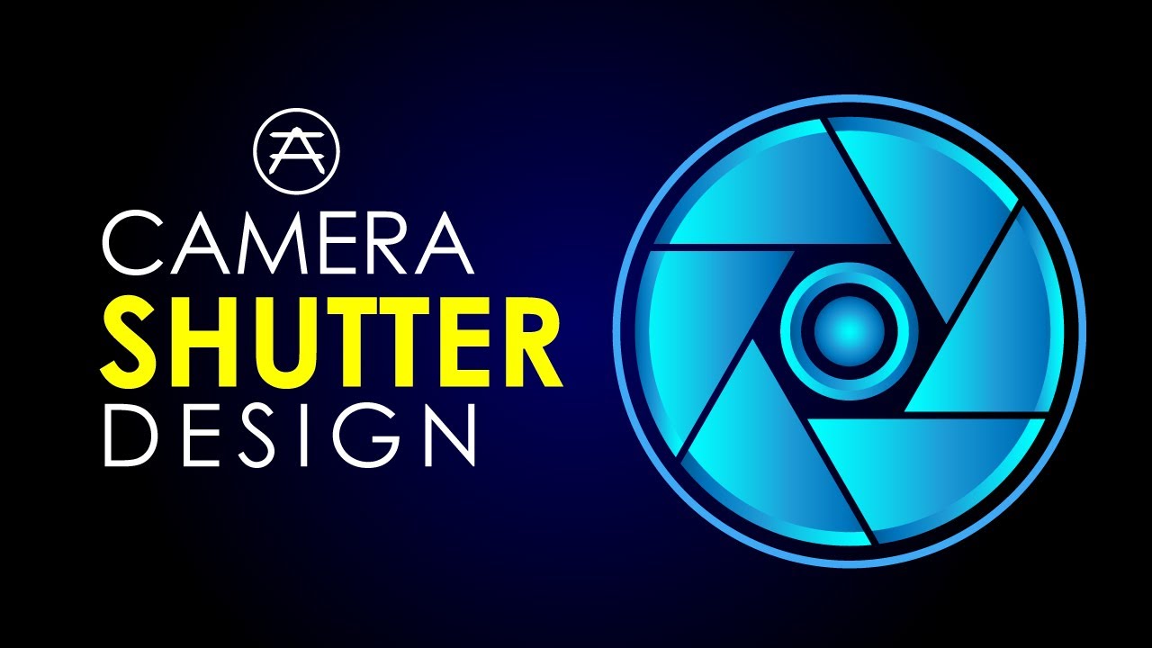 Camera Shutter Icon design in Adobe Illustrator - YouTube
