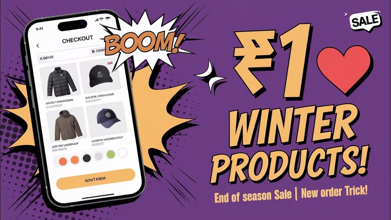 Shopsy ₹1 Winter Fashion Sale Today | Flipkart loot bazaar | today loot ...