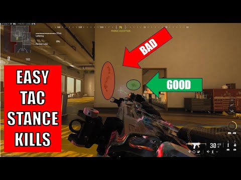 How to EASILY GET TACTICAL STANCE KILLS in Call Of Duty Modern Warfare ...