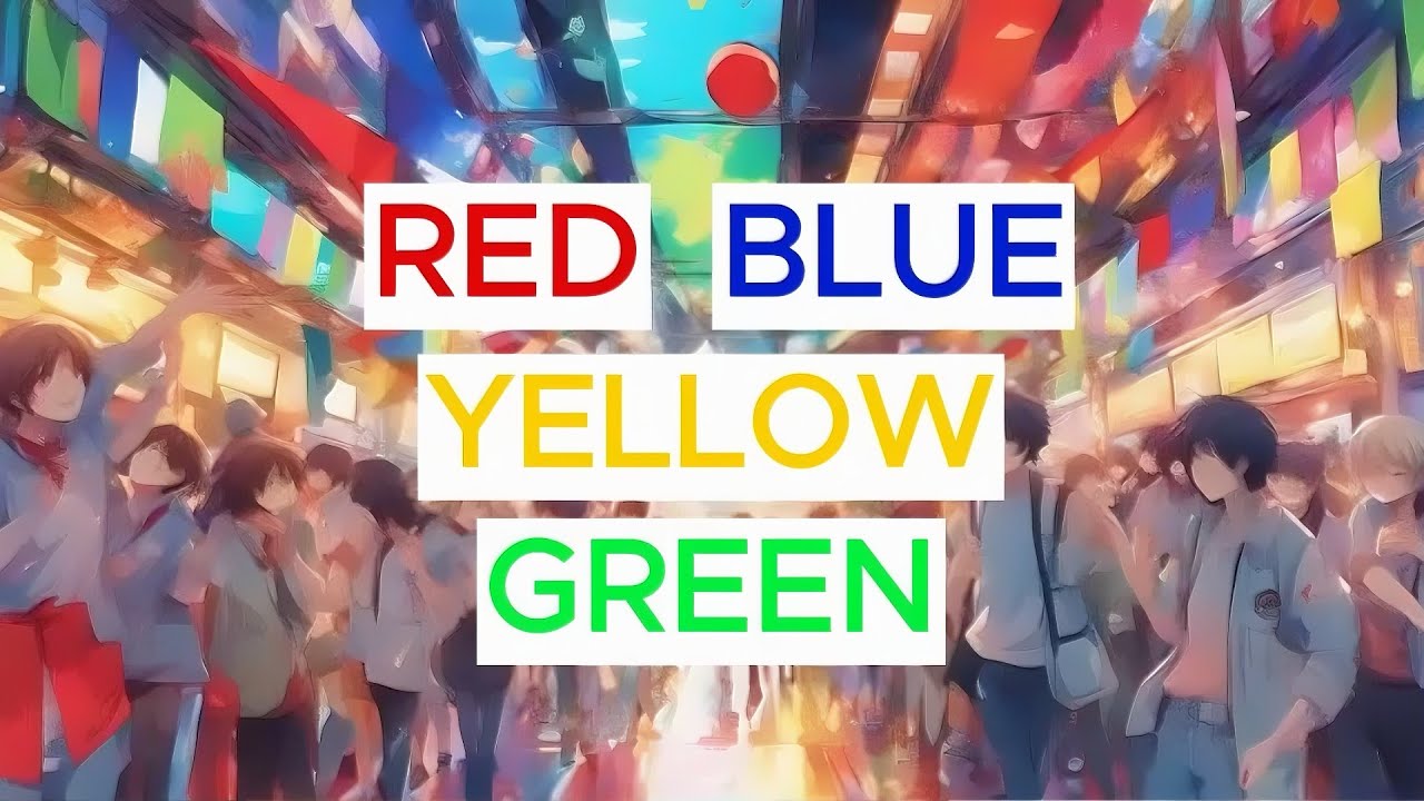 Red, Blue, Yellow, Green | Fun Kids' Song About Colors! - YouTube