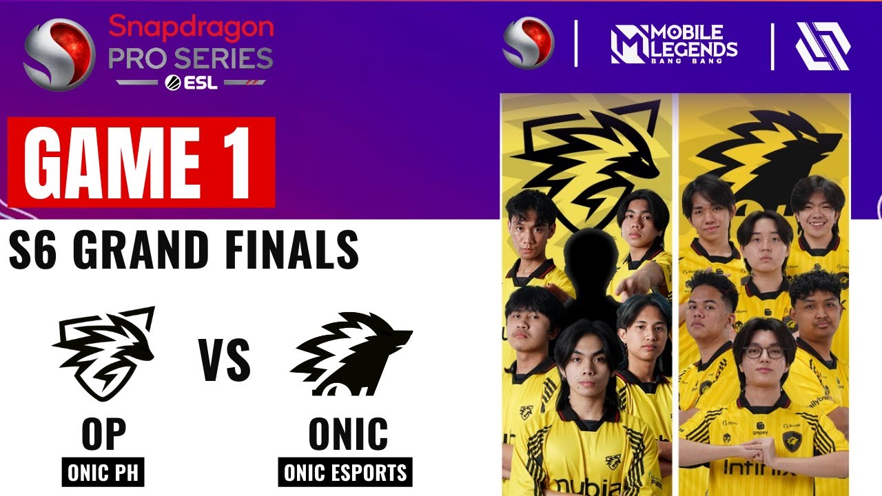 OP vs ONIC GAME 1 | ONIC PH vs ONIC ESPORTS GAME 1 | ESL SNAPDRAGON ...