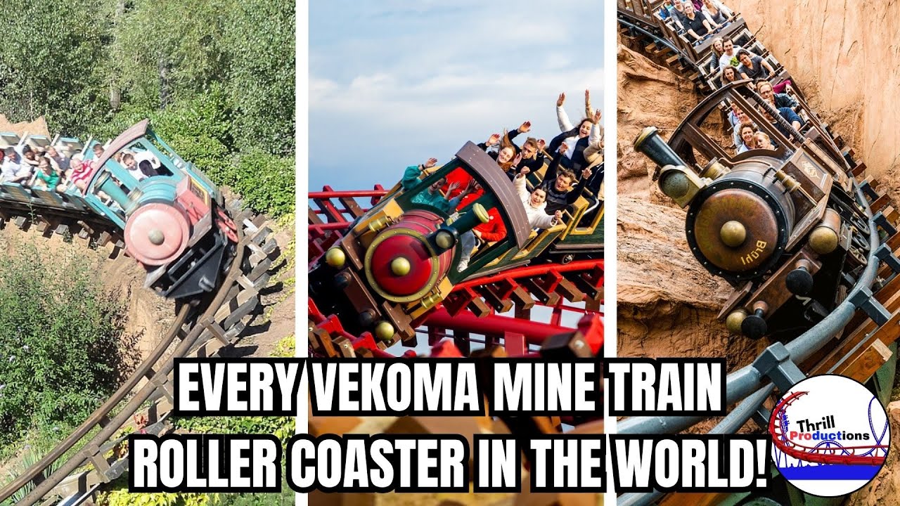 Every Vekoma Mine Train Roller Coaster in the World! (2025 Edition ...
