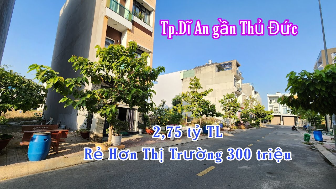 Bán Đất Dĩ An (1191) Rẻ Hơn 300 Triệu Bán Gấp, Gần Quốc Lộ 1K, Hoàng ...