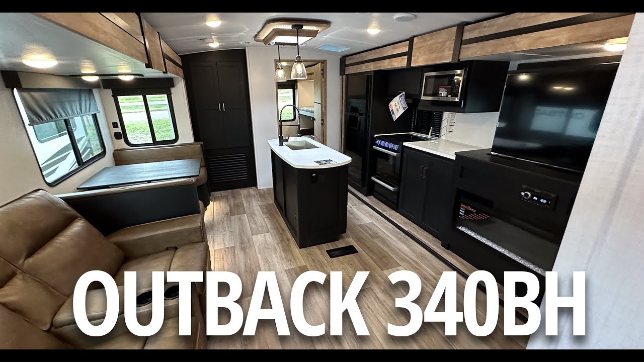 2023 OUTBACK 340BH - BUNKHOUSE TRAVEL TRAILER - YouTube