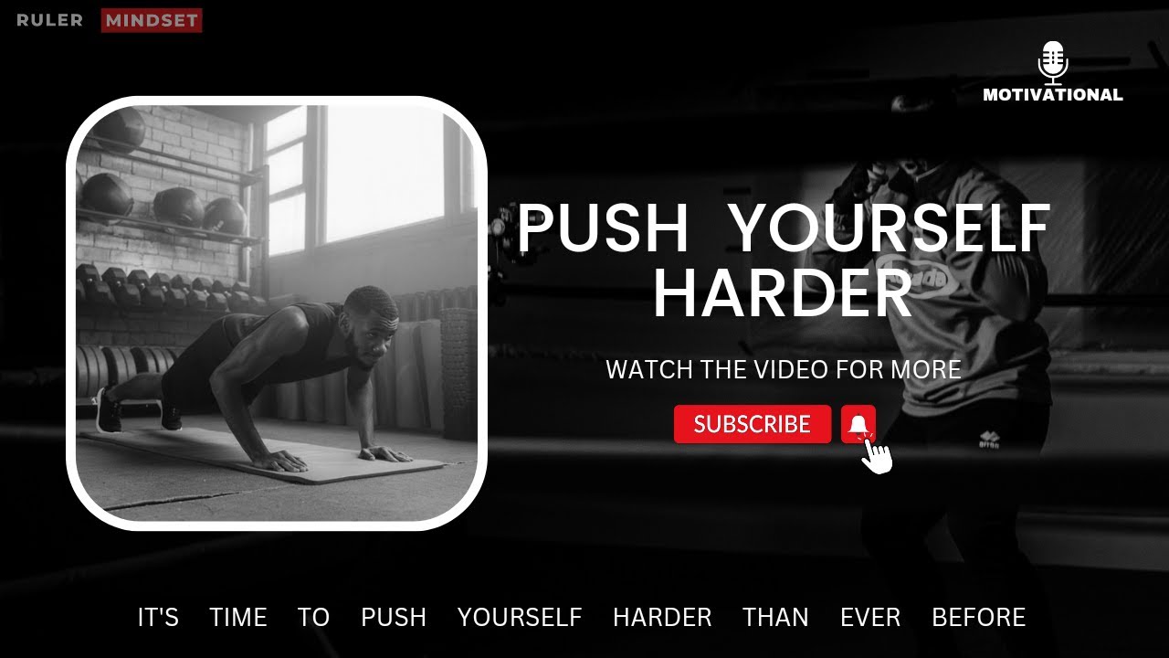 Push Yourself Harder | New Motivational Video 2023 | Inspiration with #rulermindset | Best ...