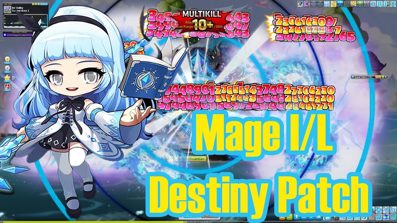 MapleStory Explorer Remaster - Archmage I/L-Destiny patch- - YouTube