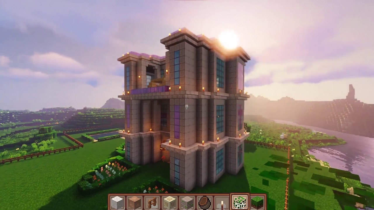 Mi Primera Construcción En Minecraft. - YouTube