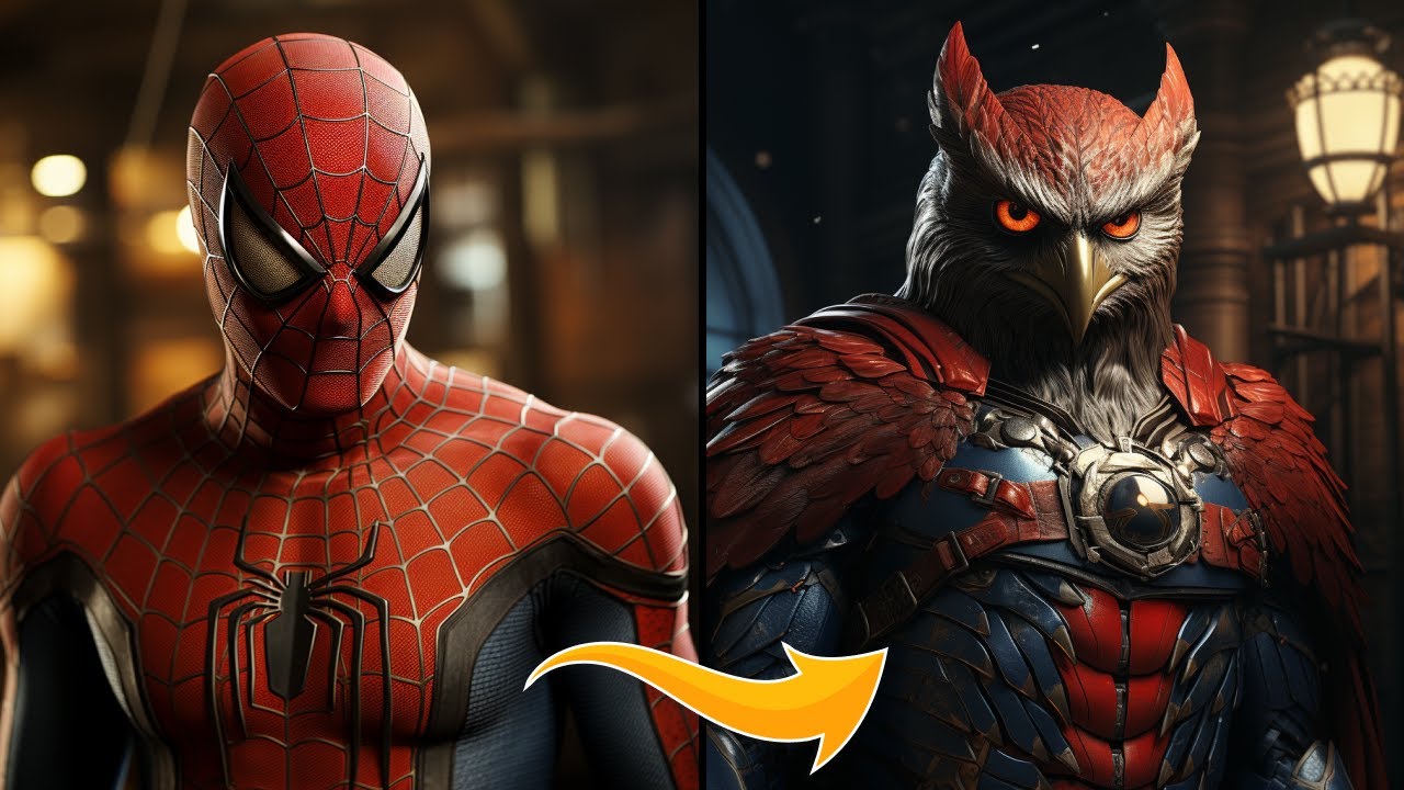 SUPERHEROES AS MAJESTIC OWLS 🦉 (Marvel, DC) - YouTube