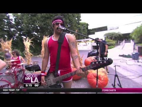 80s tribute cover band FlashPants on Good Day L.A. with Mar Yvette on FOX Los Angeles Orange County