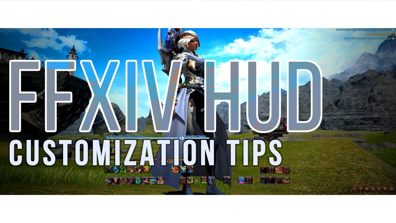 FFXIV - Information Overload (HUD Customization Tips) - YouTube