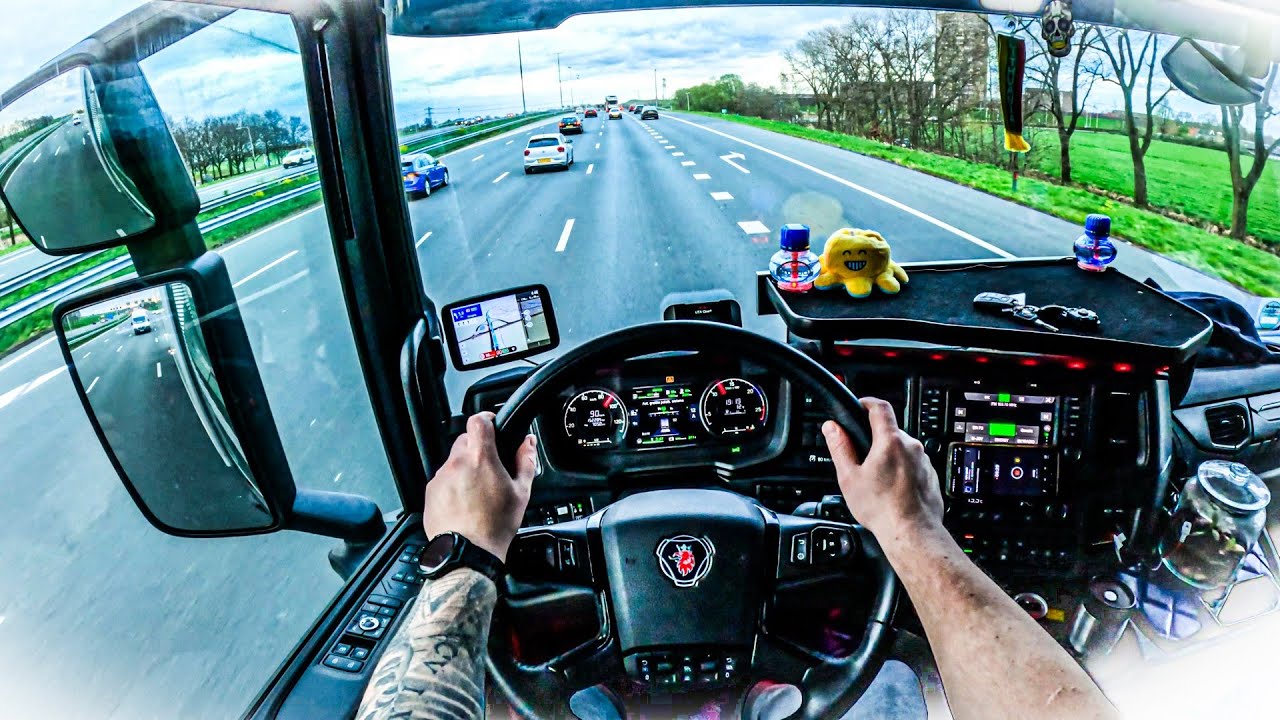 ASMR 🇳🇱 POV Truck Driving Scania R500 | Truck Driver Life 4k New Gopro ...