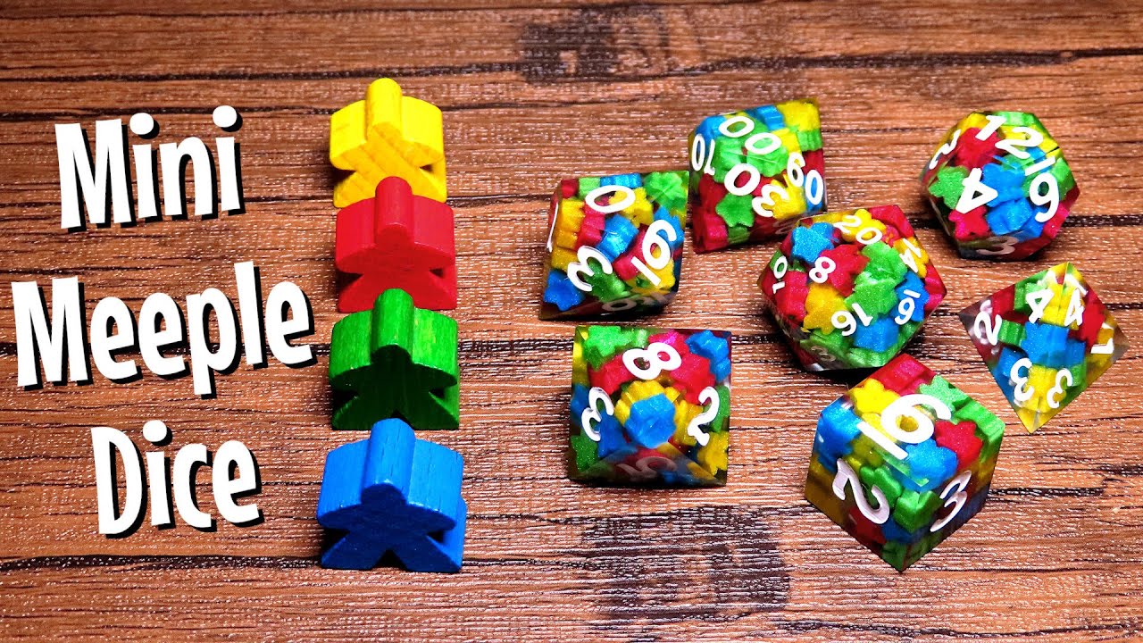 Meeple Dice | DIY Resin Dice Set | DIY with Cly Ep. 23 - YouTube