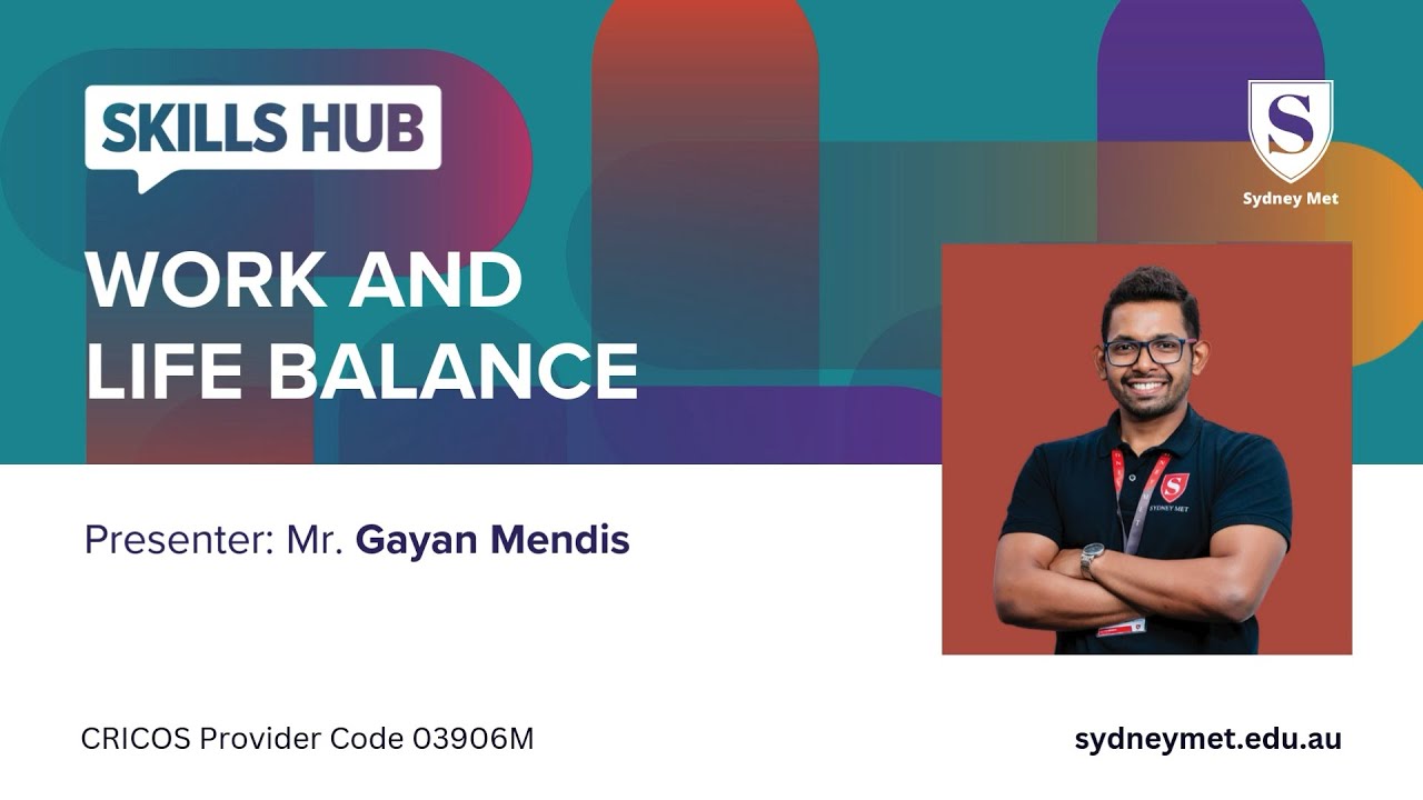 Work and Life Balance with Gayan Mendis - YouTube