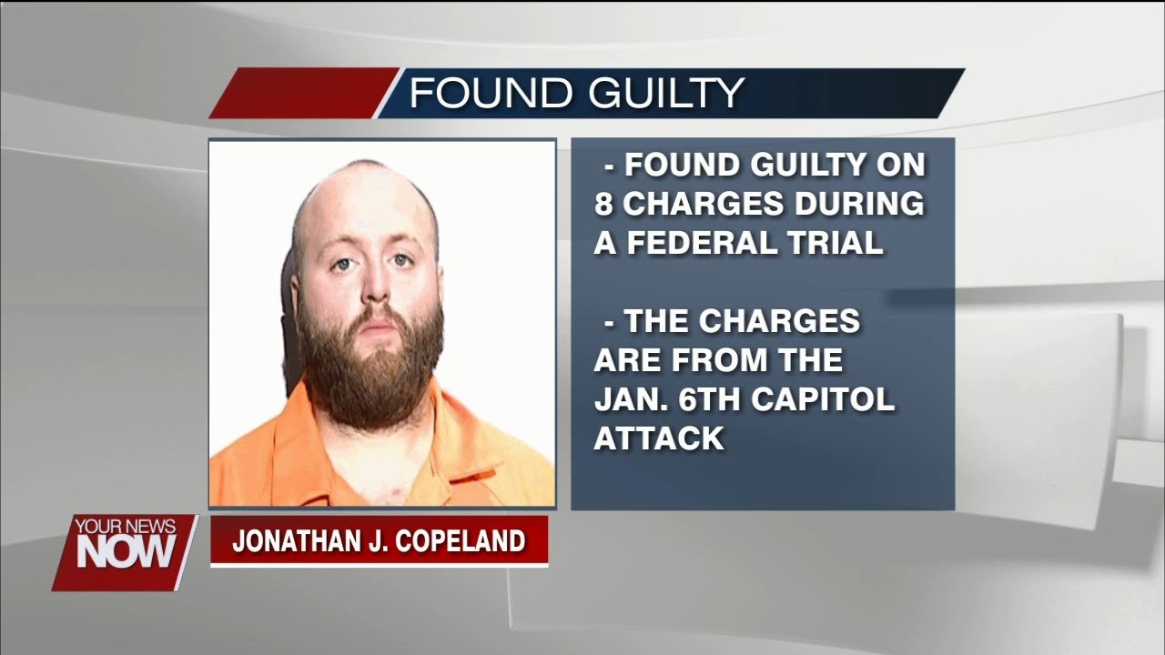 Jonathan Copeland found guilty of eight charges for January 6th riot at Capitol - YouTube