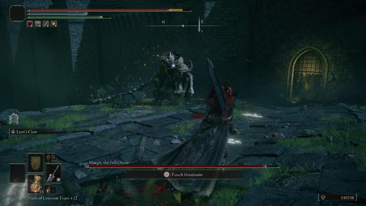 ELDEN RING Margit The Fell omen boss fight (Guts Greatsword build ...