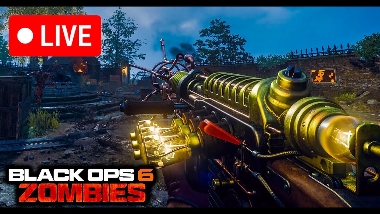 Jogando o NOVO MAPA de Zombies do BO6 "Shattered Veil" ao vivo - YouTube