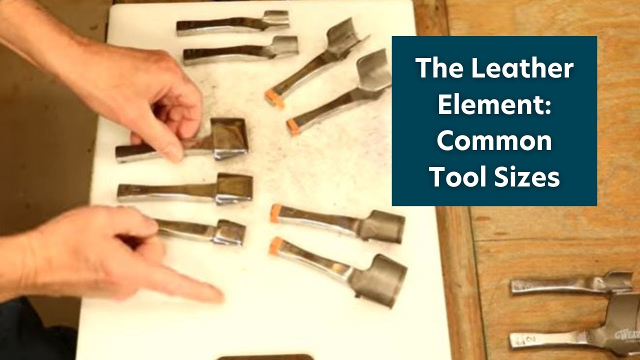 The Leather Element: Common Tool Sizes - YouTube