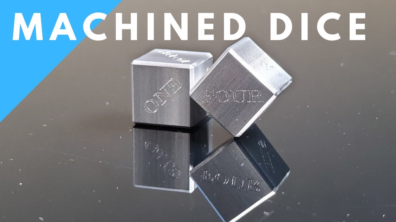 🎲 Machined Dice - Made on 5 Axis Mill 🎲 - YouTube